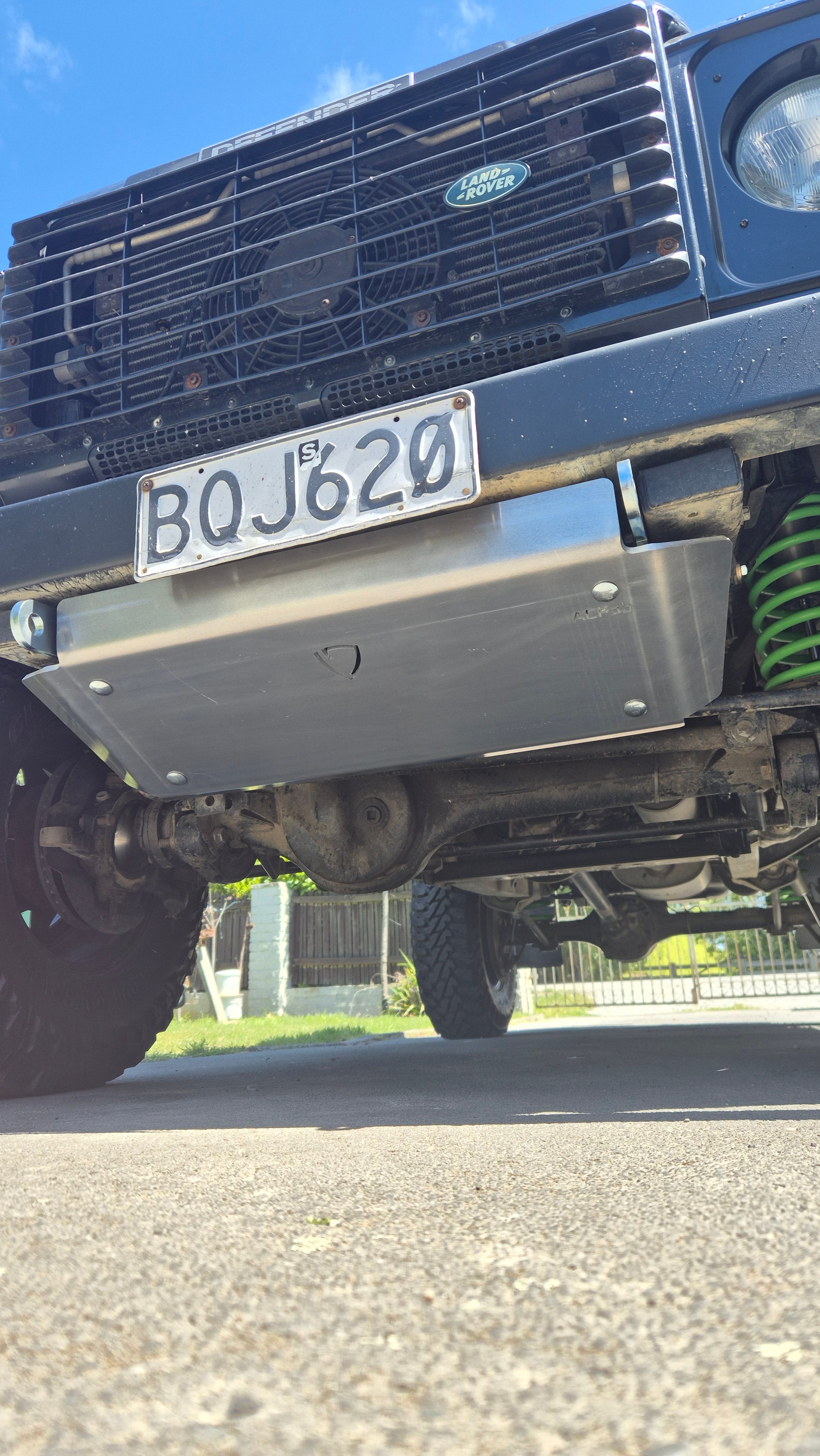 Land Rover Defender Steering Guard – ACFab