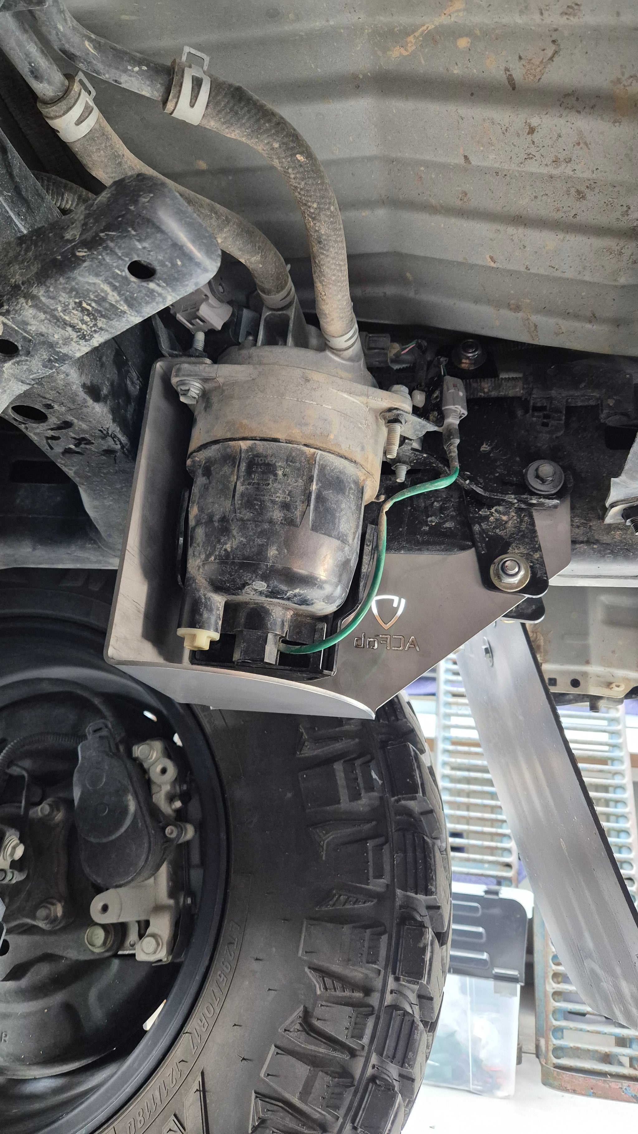 Toyota Landcruiser 300 series Fuel Filter Guard – ACFab